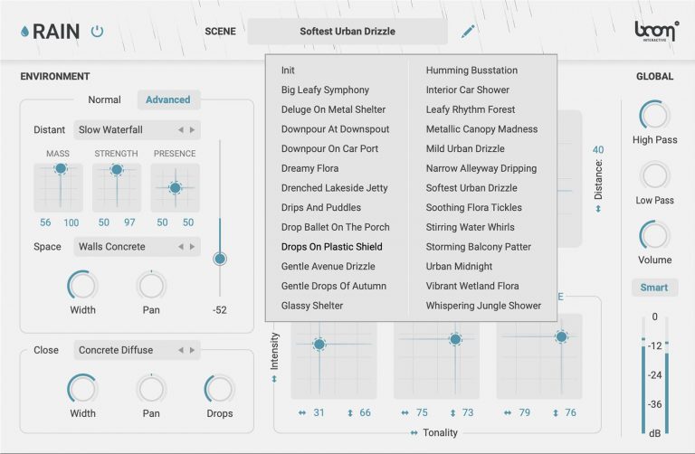 RAIN | Dynamic Rain Generator Sound Plugin